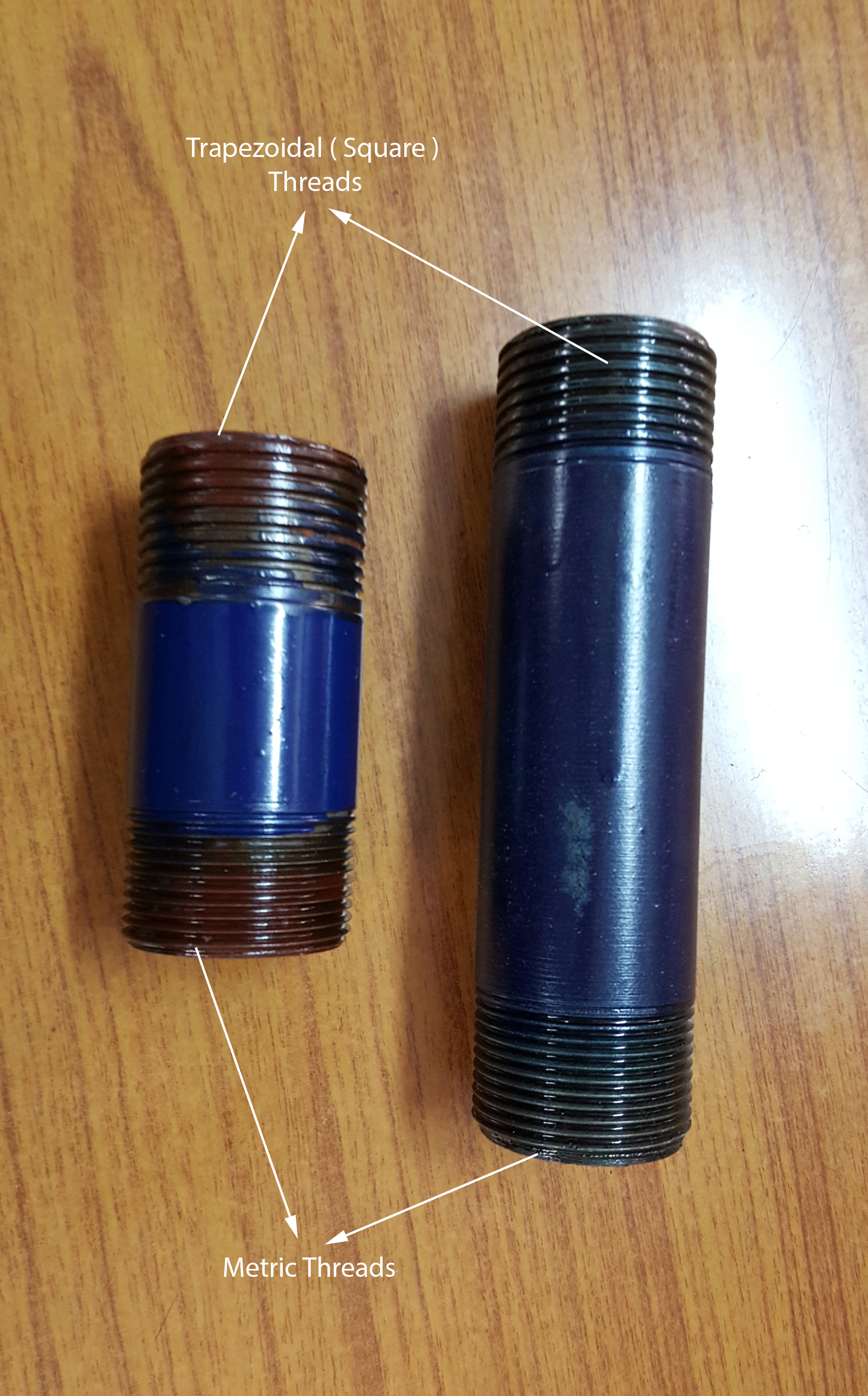 PVC Riser Pipe for India Mark 2 with Square Threads - S K Industries